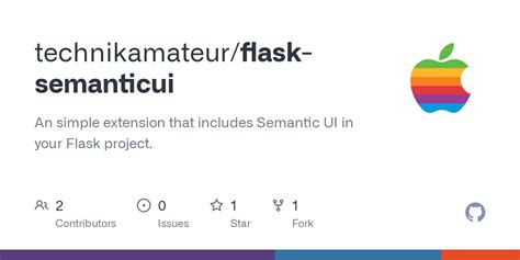 Github Technikamateurflask Semanticui An Simple Extension That Includes Semantic Ui In Your