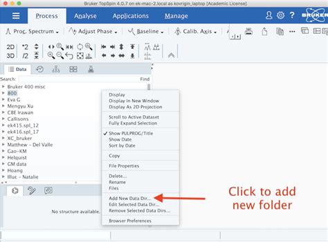 Nmr Tutorials Nmr Experiments
