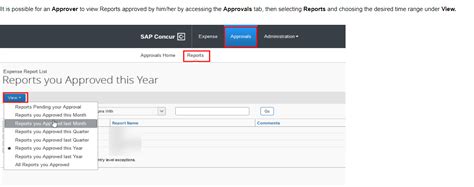 Solved User Reporting Sap Concur Community