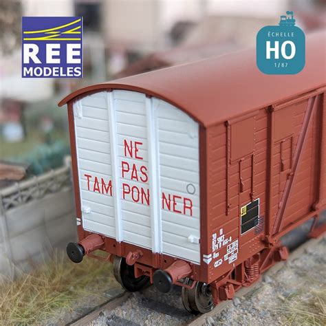 Wagon Tp Couvert 4 Portes Sncf Vb Ep Iv Ho Ree Wb 781