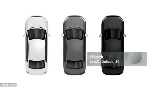 흰색 배경에 격리된 자동차 벡터 모형입니다 비즈니스 세단 흰색 회색 및 검은 색 자동차의 상단보기 차량 템플릿 차에 대한 스톡 벡터 아트 및 기타 이미지 Istock