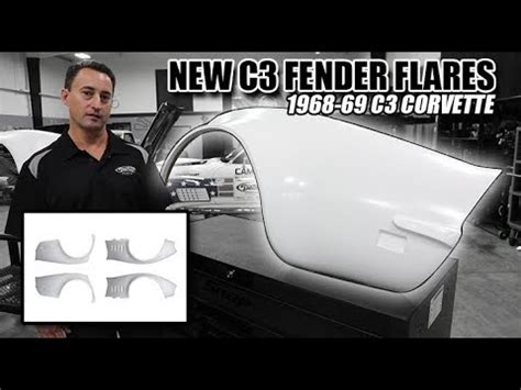 C3 Fiberglass Fender Flare Kit For 1968 69 C3 Corvettes Detroit Speed