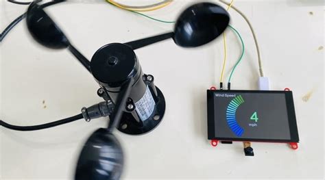Measure Wind Speed With Anemometer On Esp32 Tft Display