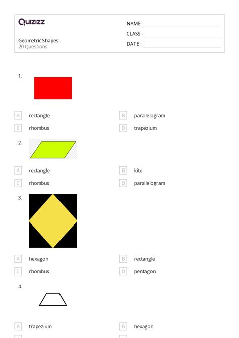 50 Decomposing Shapes Worksheets For 5th Class On Quizizz Free