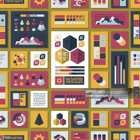 Analytics Flat Design Pattern High Res Vector Graphic Getty Images