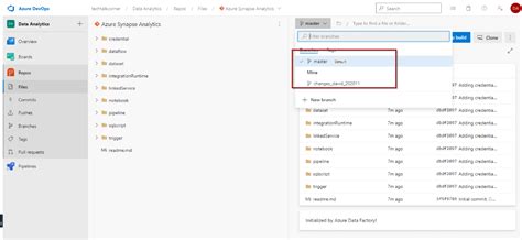 Enable Azure DevOps In Azure Synapse Analytics Or Data Factory