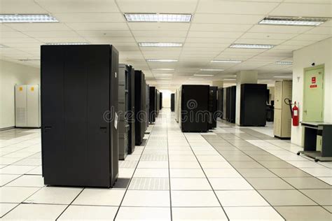 Networking Cabling In A Modern Datacenter Stock Photo Image Of Communication Bytes 22949796