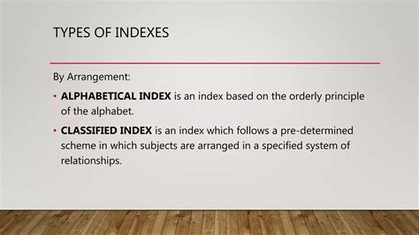 Abstracting And Indexing Pptx