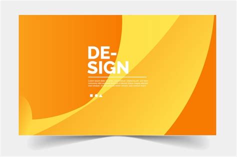 Premium Vector Abstract Yellow Background Templates Design