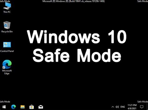 Windows 10 Safe Mode Modify Technology News