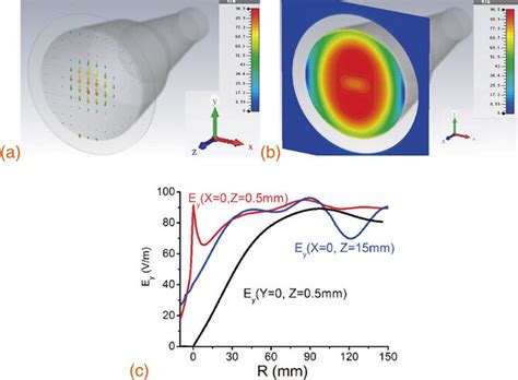 A Transient Vector E Field Profile At Phase 0° B Time Averaged Download Scientific Diagram