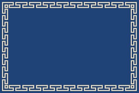 그리스 장식 프레임 그리스 개념 고대 그리스 그리스 디자인 초대장 전단지 및 인사말 카드의 템플릿 벡터 일러스트 레이 션 파란색 배경 인쇄 로마 양식에 대한 스톡 벡터 아트