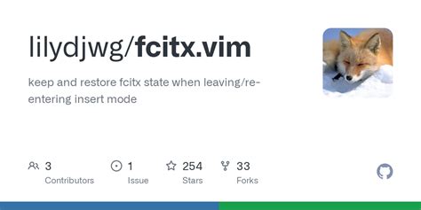 Github Lilydjwgfcitxvim Keep And Restore Fcitx State When Leaving