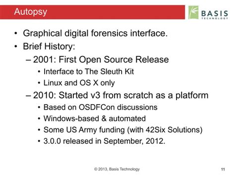 Autopsy 3 Free Open Source End To End Windows Based Digital Forensics Platform Ppt