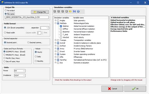 Project Design Simulation Create A CSV File Of Hourly Daily Values