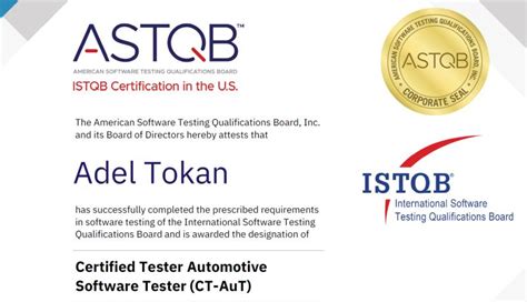 Adel Tokan On Linkedin Istqbcertified Istqb Testing