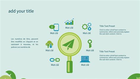 Magnifying Glass With Icons Diagram Google Slide Theme And Powerpoint ...