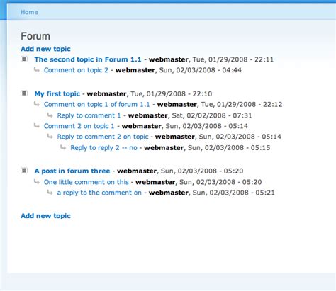 Forum Thread