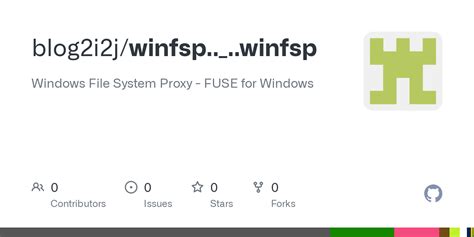 Github Blog2i2jwinfspwinfsp Windows File System Proxy Fuse