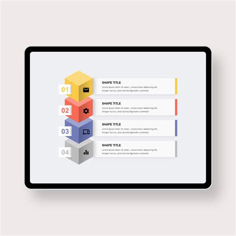 Cube Numbering List PowerPoint Templates Powerpoint Templates Simple Powerpoint Templates