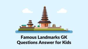 400+ General Knowledge Quiz (Simple GK Questions and Answers) for Kids - Best Educational ...