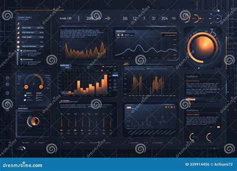 Toolkit Ui Ux Dashboard Infographic Template With Big Data
