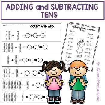 Adding And Subtracting Tens Worksheets Adding And Subtracting Subtraction Homebabe Programs