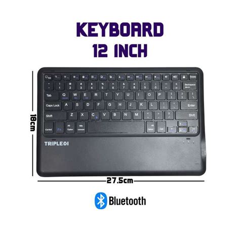 Jual Wireless Keyboard Bluetooth 8 10 12 Inch Rechargerable Abs For