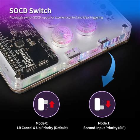 Sallybox Mini Hitbox Fighting Stick Controller With Brook Fighting