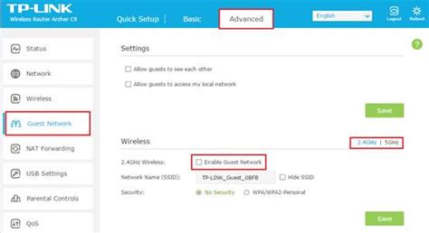 How To Configure Guest Network Of Archer Wi Fi Router New Designed Blue Ui Tp Link