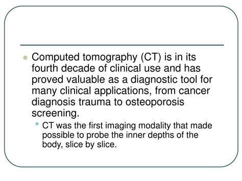 PPT Computed Tomography PowerPoint Presentation Free Download ID 1209331