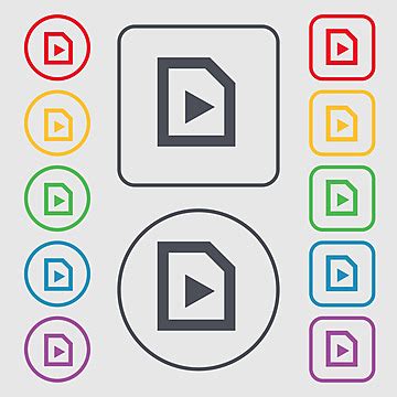 Play Symbol Icons Square Black Symbol Vector Square Black Symbol PNG And Vector With