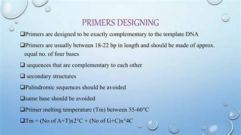 Pcr And Primer Designing Pptx