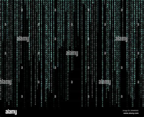 Illustration Of Code Written In Binary Number System Stock Photo Alamy