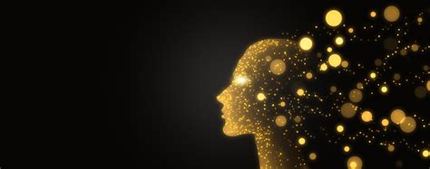 Ai 인공 지능 머리에서 떠오르는 빛나는 입자가 있는 인간의 얼굴 의식 인식 및 마음챙김 배경 기술 일러스트레이션 0명에 대한 스톡 벡터 아트 및 기타 이미지 Istock