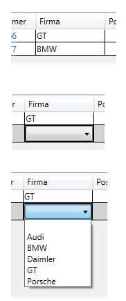 C DataGrid ComboBox Has No Selected Item When Clicked The First Time Stack Overflow