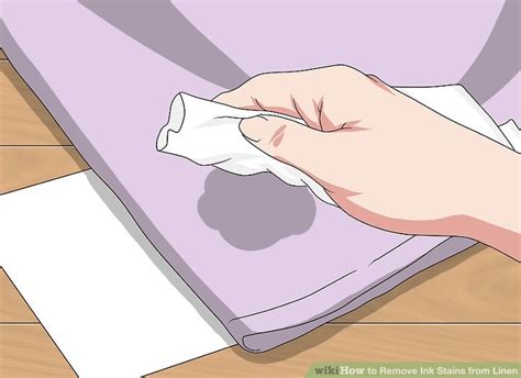Ways To Remove Ink Stains From Linen WikiHow