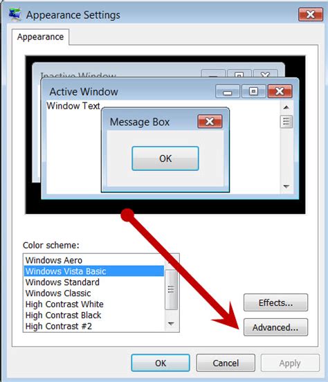 How To Change The Color Scheme In Windows Vista 4 Steps