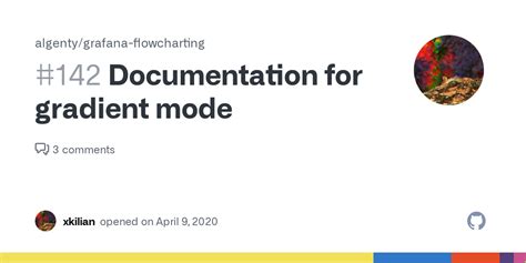 Documentation For Gradient Mode · Issue 142 · Algentygrafana