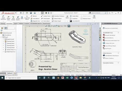Solidworks Tutorial Drawing Tips Diagram Tutorials Basic Learning Studying Teaching
