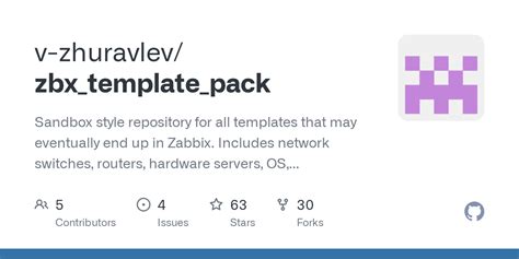 GitHub V Zhuravlev Zbx Template Pack Sandbox Style Repository For All Templates That May