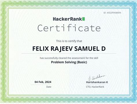 Felix Rajeev Samuel D On Linkedin Python Problemsolving Hackerrank