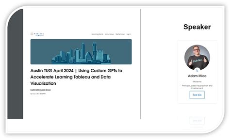 Adam Mico On Linkedin Datafam Tableauusergroup Datavisualization Customgpt Tableautraining…