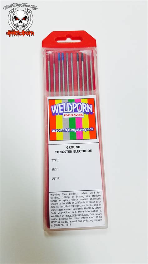 Tungsten Color Code Chart
