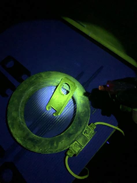 Cps Inspection On Linkedin A Wet Fluorescent Mpi Shown Here