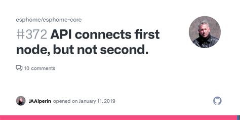Api Connects First Node But Not Second Issue Esphome Esphome Core Github