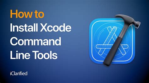 how to install xcode command line tools youtube