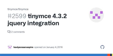 Tinymce Jquery Integration Issue Tinymce Tinymce GitHub