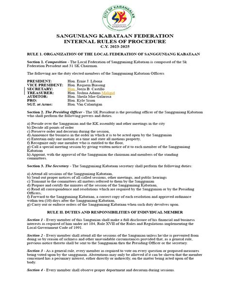 Irp Sk Fed Pdf Quorum Group Decision Making