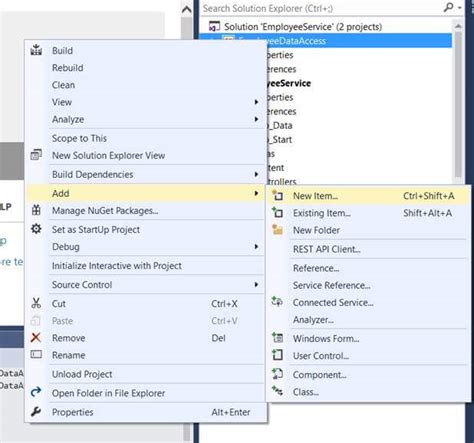 ASP NET Web API And SQL Server